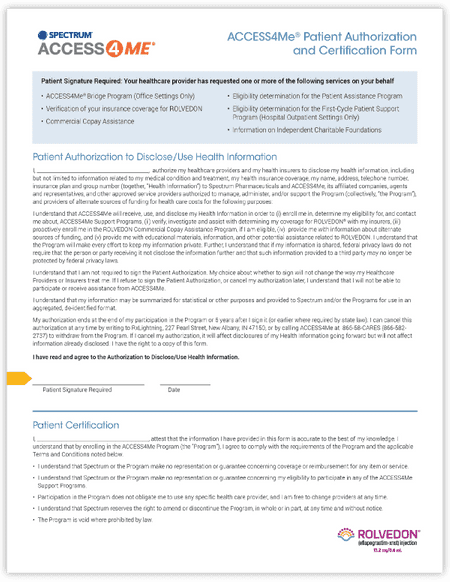 Resources | ACCESS4Me and ROLVEDON® (eflapegrastim-xnst)