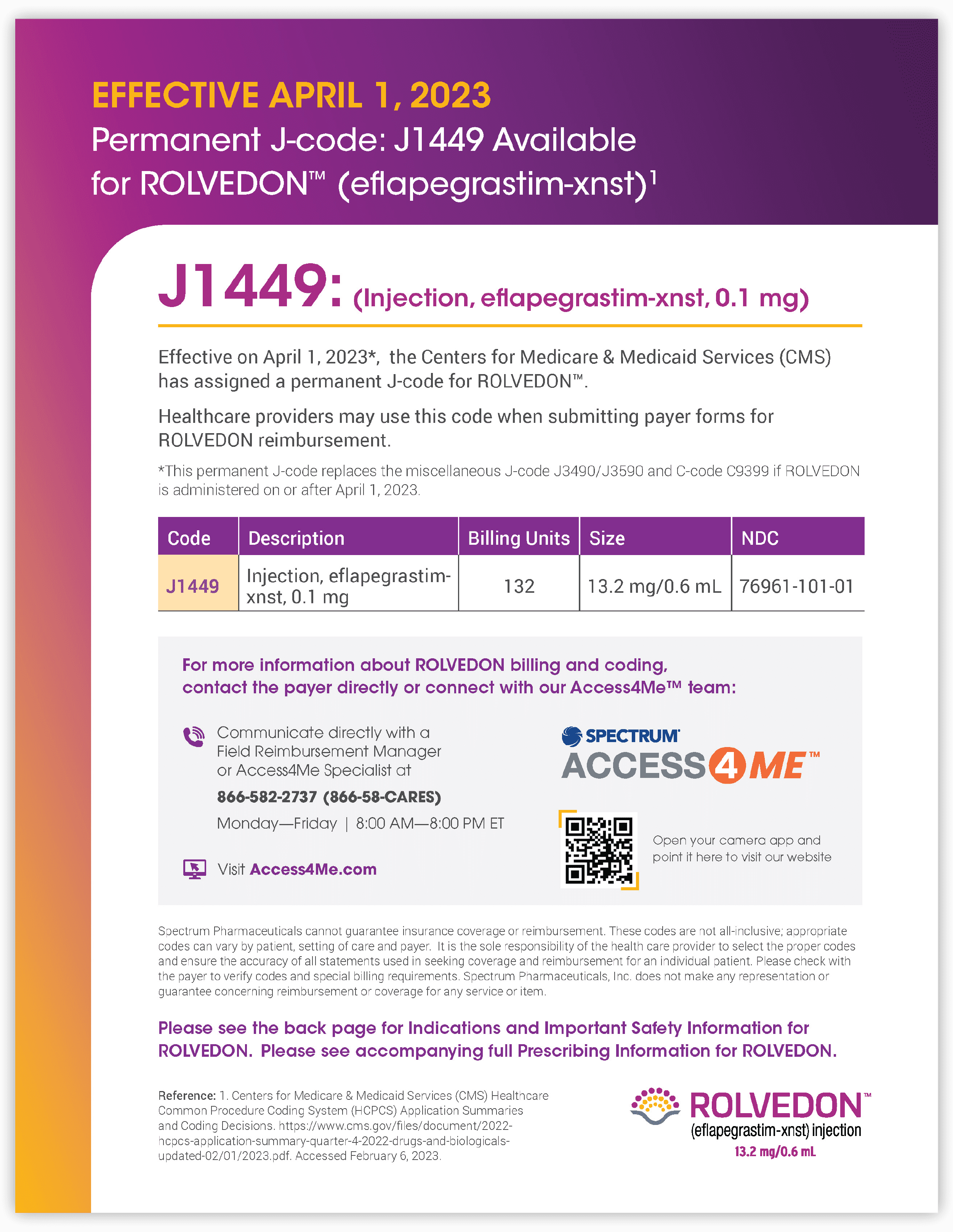 Resources | ACCESS4Me and ROLVEDON® (eflapegrastim-xnst)