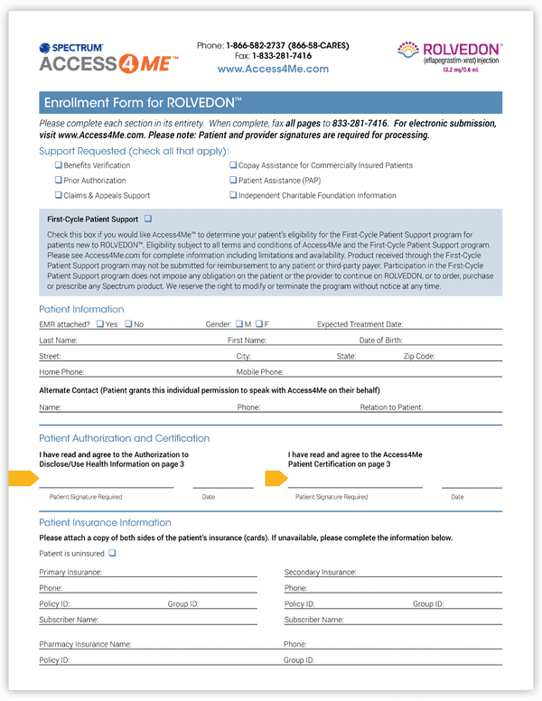 Resources | Access4Me and ROLVEDON™ (eflapegrastim-xnst)